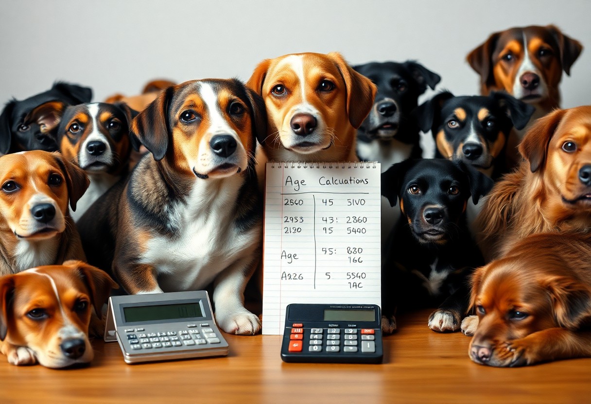 How to calculate your dog’s age.
